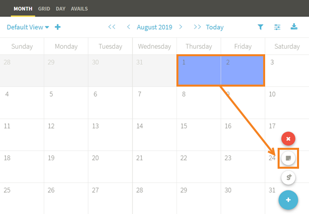 Calendar Notes: Adding Notes - VenueOps