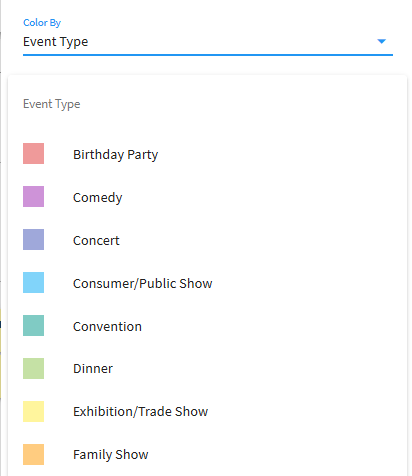 Color Code Your Event Calendar – Momentus Support Center